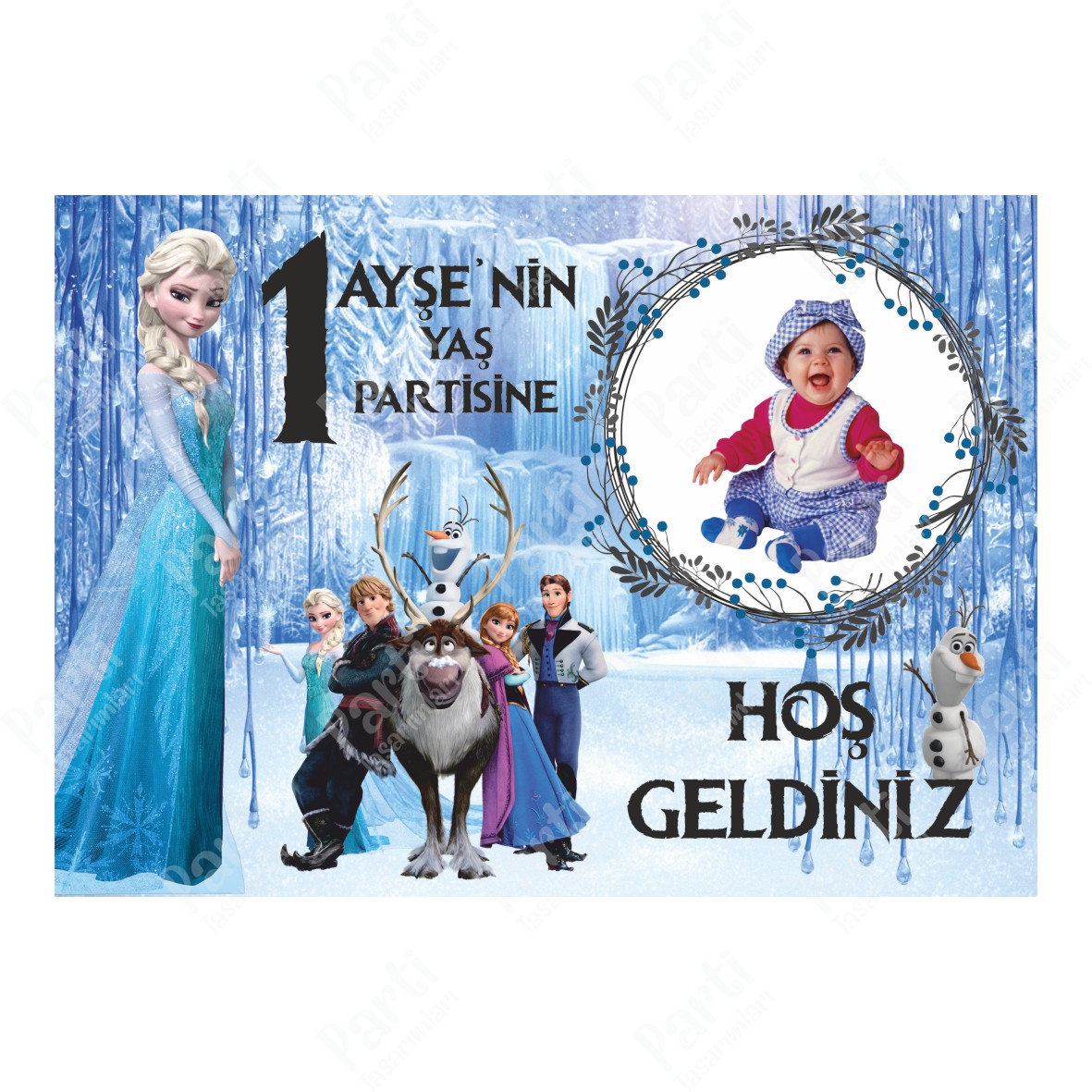 Frozen Konsept Magnet - Parti Tasarımları